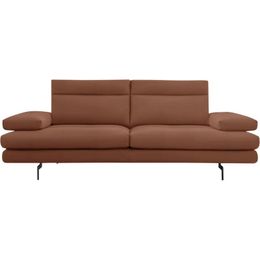 Calia italia 3,5-Sitzer &raquo;Toby Wing, italienisches Designsofa, super bequem, Megasofa&laquo; inkl. Sitztiefenverstellung und Armteilfunktion, F&uuml;&szlig;e in Schwarz