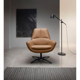 BETYPE Drehsessel »Be Organic Standard Back, Loungesessel« in elegantem Design mit Drehfunktion sahara natur
