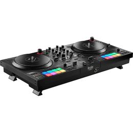 Hercules DJ Controller »DJ Control Inpulse T7« schwarz Separate Vinyl-Schallplatte, Slipmat und Plattenteller, so dass Sie die Vinyl-Schallplatte...