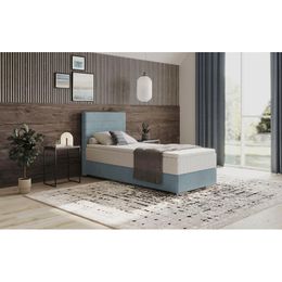 MR. COUCH Boxbett »Stratus 2« inkl. Bettkasten und Matratze Savona 25 blue