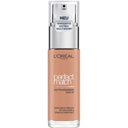 L'ORÉAL PARIS Foundation »Perfect Match Make-Up« mit langanhaltender Formel 5.D/5.W Warm Undertone Foundation von L'Oréal Paris