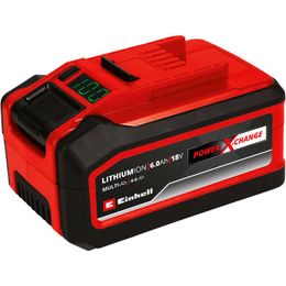Einhell Akku &raquo;&raquo;Multi-Ah PXC Plus&laquo;&laquo; 18 V, umschaltbar: 4 und 6 Ah rot PLUS-Technologie: Power f&uuml;r leistungsintensive Arbeiten