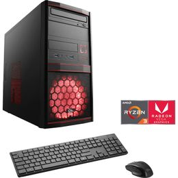 CSL Gaming-PC »Sprint V8732« rot Microsoft Windows 11 Home (64 Bit): Modernes und sicheres Betriebssystem vorinstalliert.