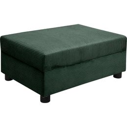 Collection AB Hocker &raquo;Parma&laquo; Frei stellbar, komfortabler Federkern, individuell kombinierbar gr&uuml;n 100%Polyester
