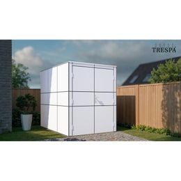 BERTILO Fahrradbox &raquo;HPL Bike in verschiedenen Farben&laquo; HPL, witterungsbest&auml;ndig, farbstabil, BxTxH: 155x235x194 cm wei&szlig;