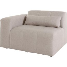 LeGer Home by Lena Gercke Sofaelement »Maileen« Modul Sessel mit Armlehne, verknüpfbar mit anderen Modulen der Serie beige