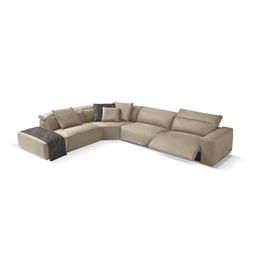 Egoitaliano Ecksofa »Beverly, extravangantes Designsofa mit erstklassigem Sitzkomfort« wahlweise mit elektrischer Relaxfunktion,...