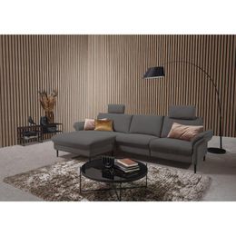 Places of Style Ecksofa »Sarsina: mit Tonnentaschen-Federkern, perfekt zum Entspannen L-Form« inklusive 1 motorischen Relaxfunktion mit...