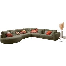 3C CANDY Ecksofa »Enisa II, bequem und komfortabel, Mega Familiensofa, L-Form« incl. 3 Flatterkissen, wahlweise mit Flecken-Schutz-Bezug Easy care...
