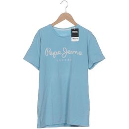 Pepe Jeans T-Shirt Herren Gr&ouml;&szlig;e XL Second Hand hellblau