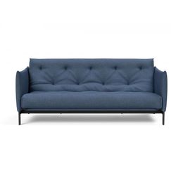 INNOVATION LIVING 3-Sitzer &raquo;Junus innovativ und bequem, Schlafsofa&laquo; mit schmalen Armlehnen, tolle Verstellm&ouml;glichkeiten, Designschlafsofa blau