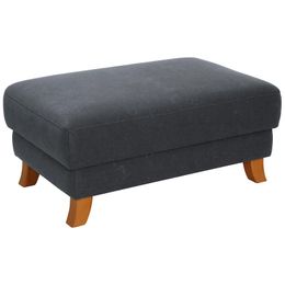 Home Affaire Hocker &raquo;Trondheim&laquo; mit Stauraum und Federkern grau Struktur weich ( 97% Polyester, 3% Baumwolle);Luxus-Microfaser ALTARA NUBUCK r (100% 