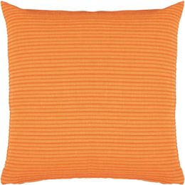 Pad Dekokissen »LAMONTE« Made in Europe, Kissenhülle ohne Füllung, 1 Stück orange Obermaterial: 100% Baumwolle B/L: 60 cm x 60 cm