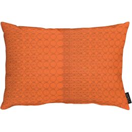 Apelt Dekokissen »1308« Kissenhülle mit Füllung, 1 Stück orange + gemustert Bezug: 100% Polyester. Füllung: 100% Polyester B/L: 35 cm x 50 cm