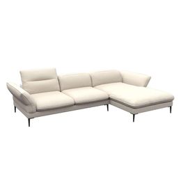 FLEXLUX Ecksofa »Salino, Funktionssofa mit Recamiere, Relaxsofa, Ecksofa« Sofa mit Arm- und Kopfteil-Verstellungen, Kaltschaum & Stahl-Wellen Warm...