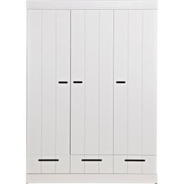 Woood Garderobenschrank &raquo;Connect&laquo; mit Kleiderstange, Breite 94 cm x H&ouml;he 195 cm wei&szlig; Holzwerkstoff