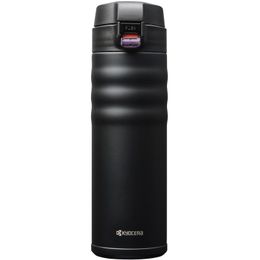 Kyocera Isolierflasche &raquo;Flip Top&laquo; Fassungsverm&ouml;gen 500 ml, H&ouml;he 21 cm schwarz Edelstahl