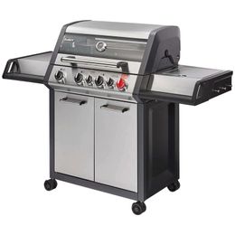 Enders Gasgrill »Monroe Pro 4 SIK Turbo« BxTxH: 154x58x119 cm edelstahlfarben