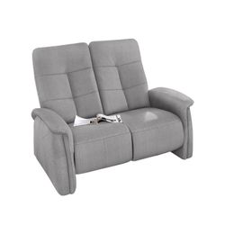 exxpo - SOFA FASHION Sofa »Tivoli, Kinosofa, bequem und komfortabel durch die Relaxfunktion« (2-sitzig), schmale Armlehnen silber