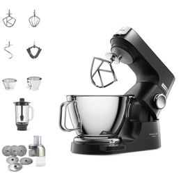 Kenwood Küchenmaschine »Titanium Chef Baker KVC85.004BK m. Zubeh.« Zubehör, Gratis Wert: UVP 319, - Gratis Mixaufsatz + Schnitzelwerk schwarz