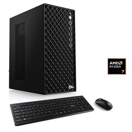 CSL PC »Mystic V24091« schwarz Inkl. Maus, Tastatur, 300 MBit/s WLAN-Karte