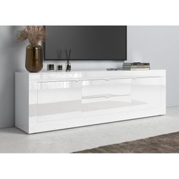 Inosign Lowboard &raquo;Basic Breite 210 cm, TV-Board 2 T&uuml;ren, 2 Schubk&auml;sten, TV-Schrank&laquo; Metallgriff, moderne Rahmenoptik, viel Stauraum, Farbauswahl...