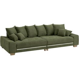 MR. COUCH Big-Sofa »Nikita II« RGB-LED, Bluetooth-Soundsystem, wahlweise mit Kaltschaum Memphis 12 green