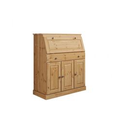 Home Affaire Sekret&auml;r &raquo;Rossi&laquo; aus massiver Kiefer, variabel verstellbare Einlegeb&ouml;den, Breite 97 cm beige