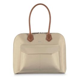 Hama Laptoptasche »Laptoptasche für 15, 6-16, 2“ (Recycling Henkeltasche aus Kunstleder)« beige Noch mehr Stauraum in der Aktentasche: großes Fach...