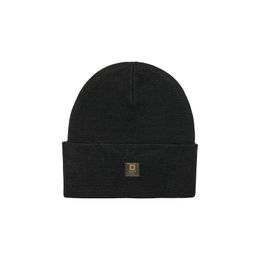 Only & Sons ONLY & SONS Beanie »ONSISAAC FLAT KNIT LOGO BEANIE NOOS« Black