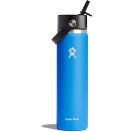 Hydro Flask Trinkflasche »Wide Flex Straw Cap« TempShield -Isolierung verhindert Kondenswasserbildung Cascade 710 ml