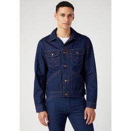 Wrangler Jeansjacke &raquo;124MJ&laquo; mit Ziern&auml;hten rinse XXL XXL Jeansjacke 124MJ von Wrangler