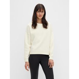 Pieces Sweatshirt &raquo;PCCHILLI LS SWEAT NOOS BC&laquo; White Pepper L L Basic Sweater von Pieces