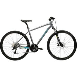 Crossrad &raquo;Evado 3.0&laquo; 16 Gang Shimano ACERA M3020 Schaltwerk Kettenschaltung grau Crossrad