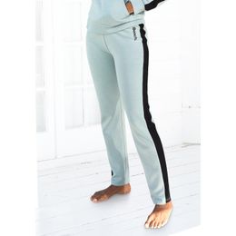 Bench. Loungewear Damen Loungehose mit Seitenstreifen und geradem Bein, Loungewear gr&uuml;n 32/34, N-Gr