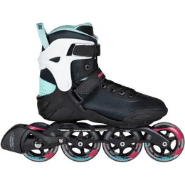 Powerslide Inlineskates »Phuzion Radon Teal 90« schwarz/türkis