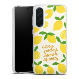 DeinDesign Galaxy A36 5G Handy Silikon H&uuml;lle Case transparent Handyh&uuml;lle Spruch Statement Lemon Silikon Case