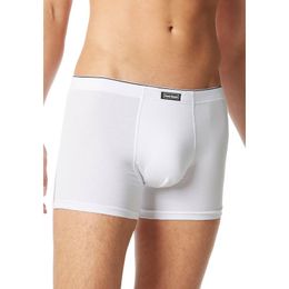 Bruno Banani Boxershorts »Short Infinity« mit kontrastfarbenen Logobund weiß S S Unterhose von Bruno Banani