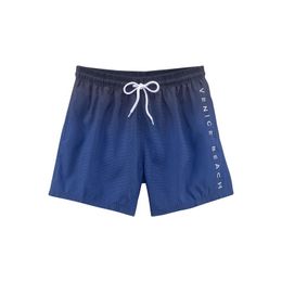 Venice Beach Badeshorts mit Farbverlauf marine-blau M (50) - N-Gr N-Gr M (50) Mit Marken-Schriftzug