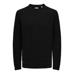 Only & Sons ONLY & SONS Strickpullover »ONSETHAN LIFE REG 7 CREW KNIT« black L L Strickpullover von Only & Sons