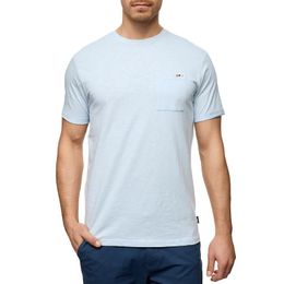 INDICODE Herren Rundhalsshirt &raquo;INAndorra&laquo; blau S