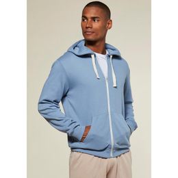 Kangaroos Kapuzensweatjacke mit Kapuze, kontrast Zipper und kontrast Bänder hellblau S (44/46) S (44/46) Modische Sweatjacke von Kangaroos