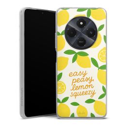 DeinDesign Xiaomi Redmi 14C Handy Silikon H&uuml;lle Case transparent Handyh&uuml;lle Spruch Statement Lemon Silikon Case