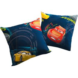 WIRTH Dekokissen »Walt Disney« Walt Disney, Kissenhülle ohne Füllung, 2 Stück dunkelblau + gemustert Bezug: 100% Polyester B/L: 40 cm x 40 cm