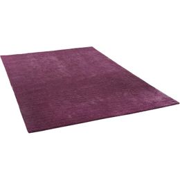 Tom Tailor HOME Teppich &raquo;Powder uni&laquo; rechteckig 12 mm H&ouml;he Uni-Farben, besonders weich und flauschig mauve Obermaterial: 100% Polyester B : 50 cm...