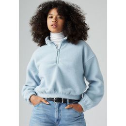Levi's LEVI'S Troyer »DELTA 1/4 ZIP« NIAGARA MIST XS (34) XS (34) Pullover DELTA 1/4 ZIP von Levi's