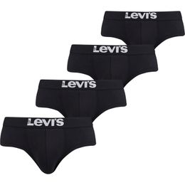 Levi's LEVI'S Slip Packung, 4er-Pack, mit Logo-Webbund schwarz S S Herrenunterhose von Levi's