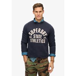 Superdry Sweatshirt »ATHLETIC ESS CREW« BRADLEY NAVY S S Cooles Sweat mit Rundhals von Superdry