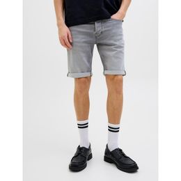 Jack & Jones Jack & Jones Herren Shorts &raquo;JJIRICK JJICON I.K. SHORTS GE 063 SN&laquo; im Five-Pocket Style grau XL, N-Gr