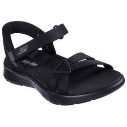 Skechers Sandale »GO WALK FLEX SANDAL-ILLUMINATE«, Sandalette, Trekking Sandale mit Gogo Mat Fußbett schwarz 37 37 Bequeme Sandale mit Slip-ins...
